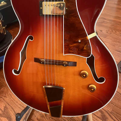 Mark Campellone Standard Archtop 16" Thinline 2001 - Cherry | Reverb