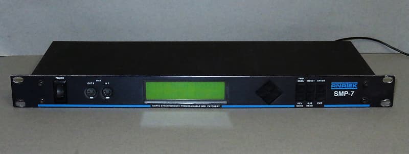 Anatek SMP-7 Programmable MIDI Merge Patchbay & SMPTE | Reverb