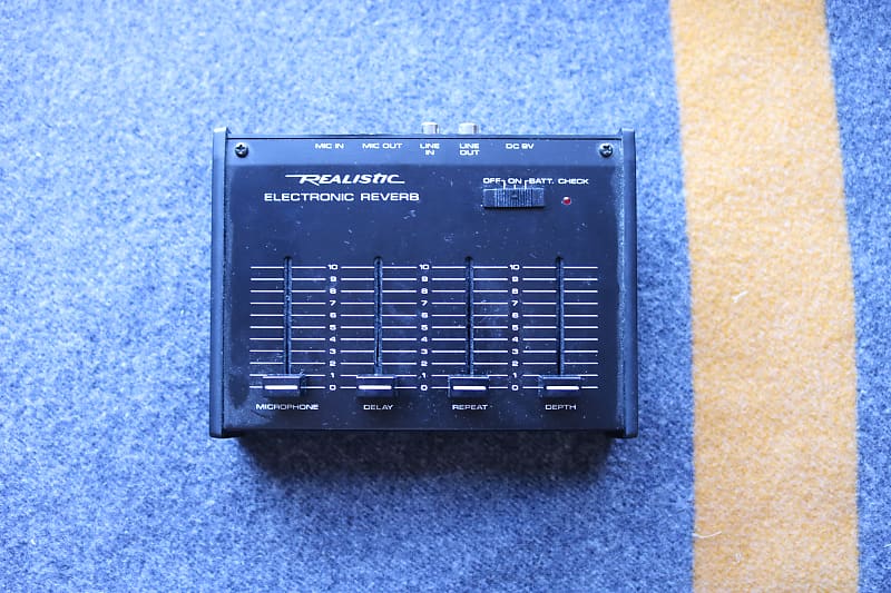 Realistic Electronic Reverb Vintage Pan 3207 BBD Chip | Reverb