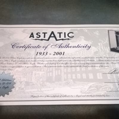 Astatic Final Edition D-104 Silver Eagle | Reverb