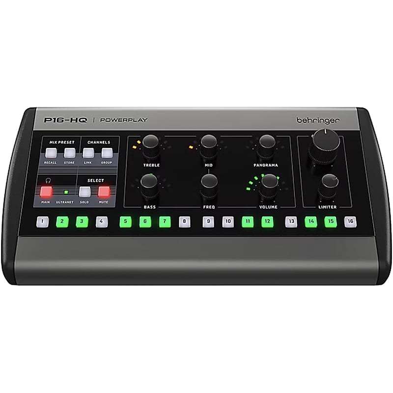 Behringer P16-HQ POWERPLAY 16-Channel Personal Monitoring | Reverb