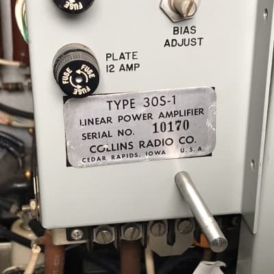 Collins Red Wing Thirty S One 30S-1 Tube Linear Power | Reverb