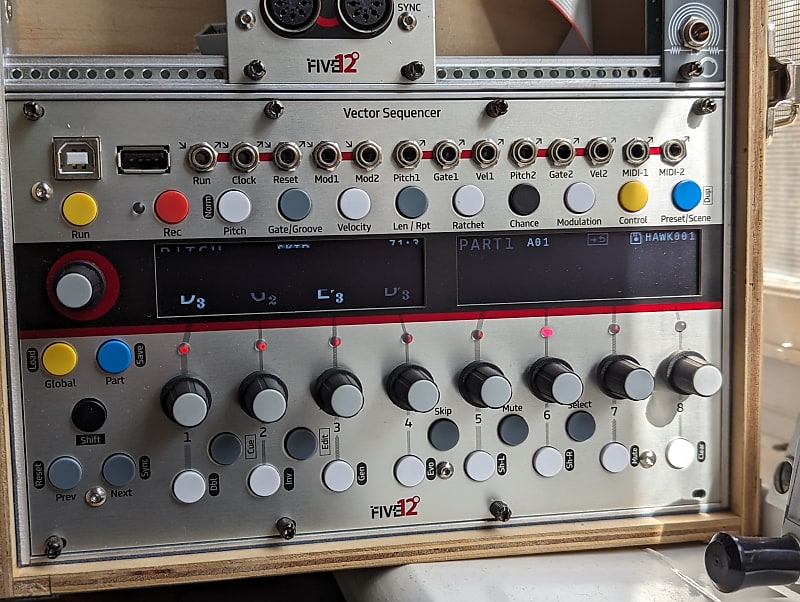 Five12 Vector Sequencer with Expander | Reverb