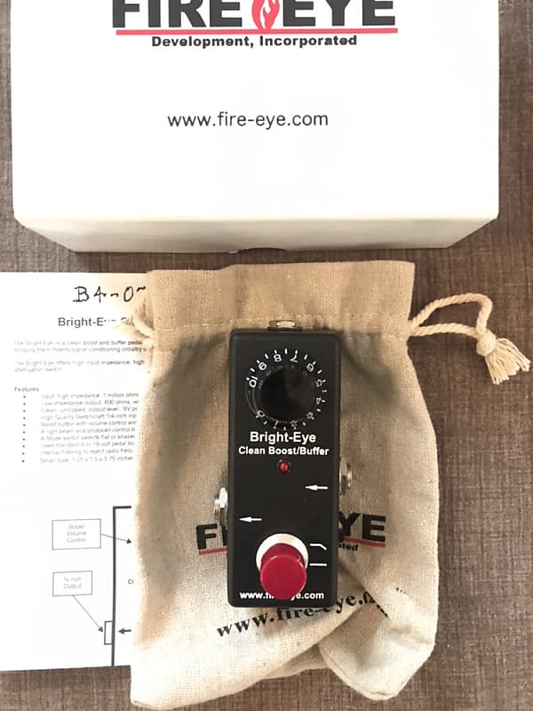 Fire-Eye Development Bright-Eye Clean Boost / Buffer | Reverb