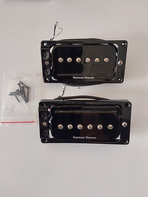 Seymour Duncan P-Rails with Arched Triple Shot Mounting Rings | Reverb