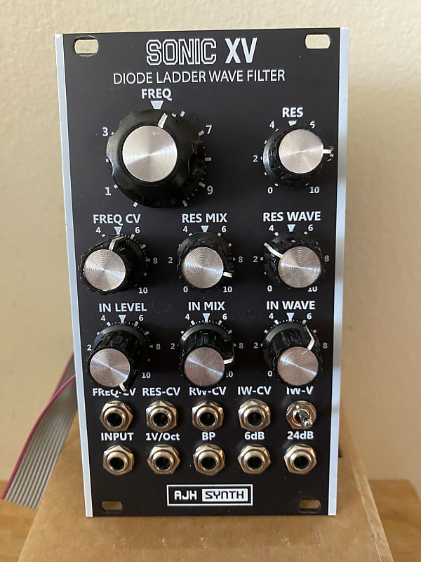 AJH Synth Sonic XV Four Pole Diode Ladder Filter - Black | Reverb