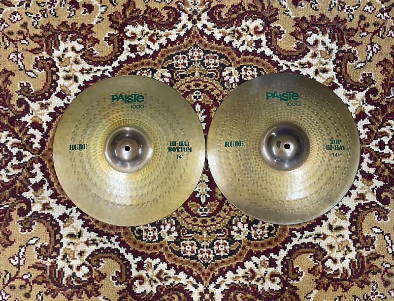 Paiste 1000 rude hihat | Reverb