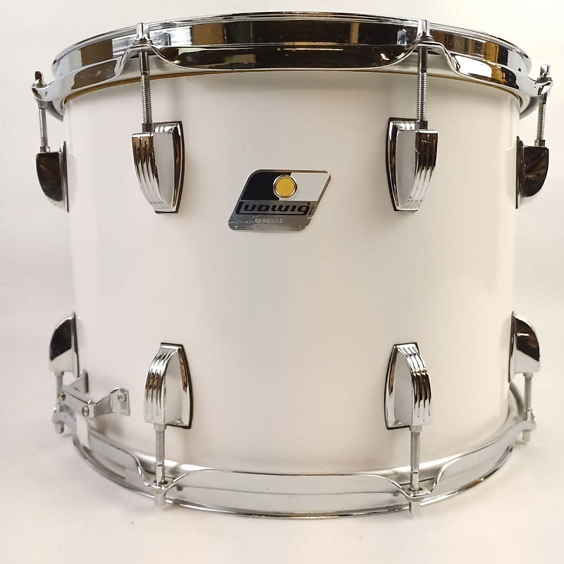 Ludwig 10x14"White Cortex Marching/Parade Snare Drum Rocker | Reverb