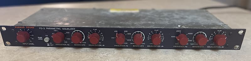 Furman Sound PQ-3 PARAMETRIC EQUALIZER PQ-3 1981 | Reverb
