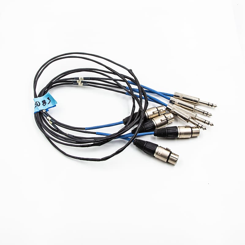 4XLRF to 4TRS - 3 Ft - 4 Channel Cable Snake Owned by Jay | Reverb