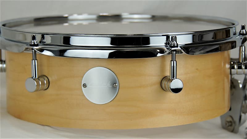 Click Custom Icon 4x12 Pancake Tom Tom Natural Gloss Oil | Reverb