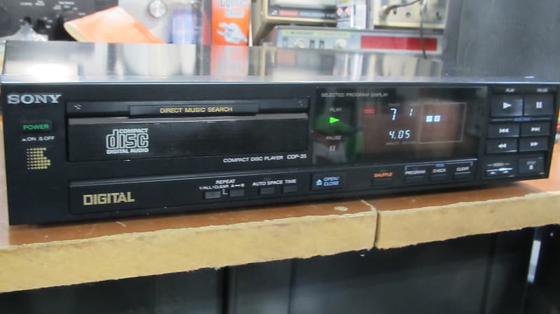 Sony CDP-35 Audio CD Player 1986 Early Model - Collector | Reverb