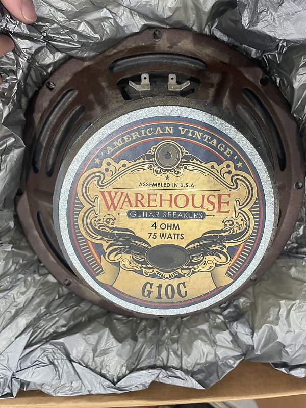 Warehouse G10C 4ohm 75w Replacement Speaker | Reverb