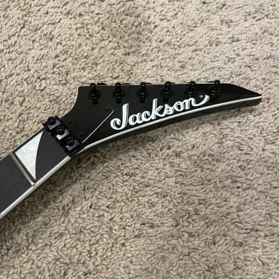 Jackson Loaded JS34 Neck; Black w White Binding; Original | Reverb
