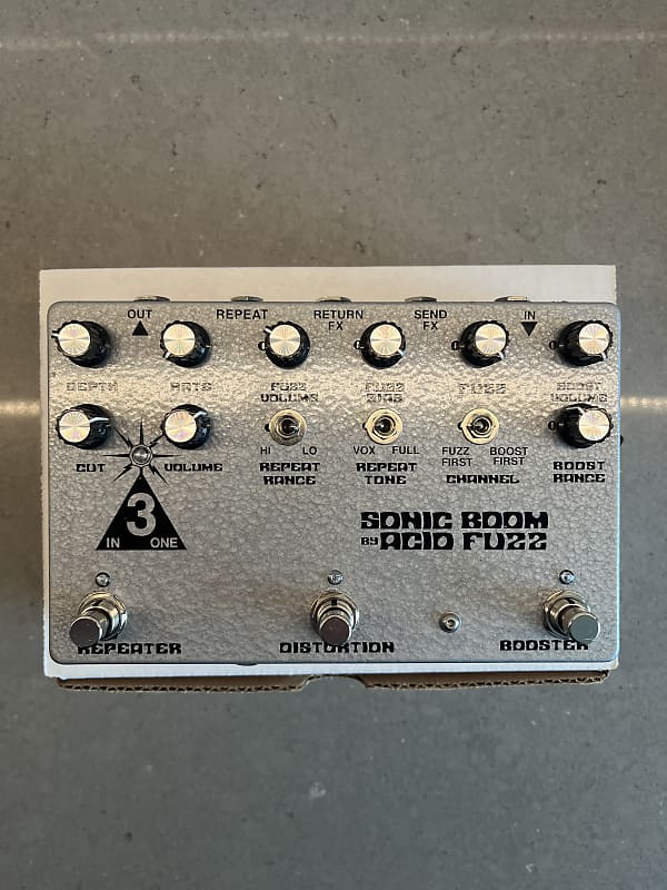 sonic boom Acid Fuzz - Hammered Gray | Reverb