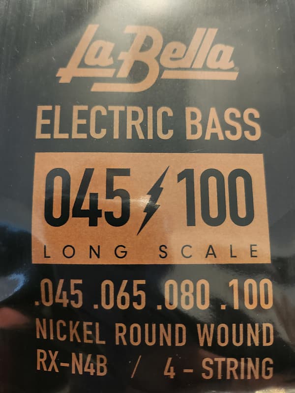 3 Unopened Sets! La Bella RX-N4B Nickel Round Wound Bass | Reverb