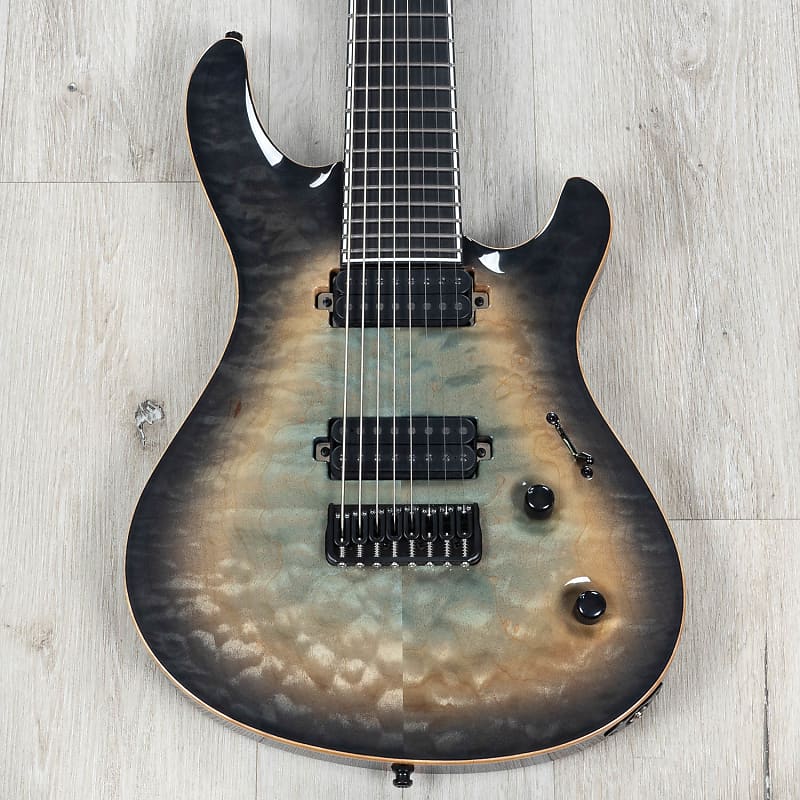 Mayones Regius Core Classic 8-String Guitar, 5A Quilt Top, | Reverb