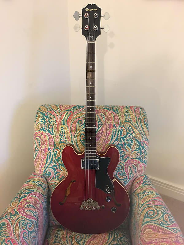 Epiphone Rivoli Reissue 1995 Cherry | Reverb