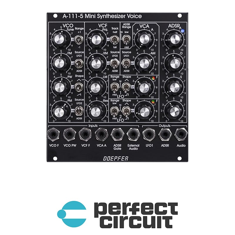 Doepfer A-111-5V Mini Synthesizer Voice (Vintage Edition) | Reverb