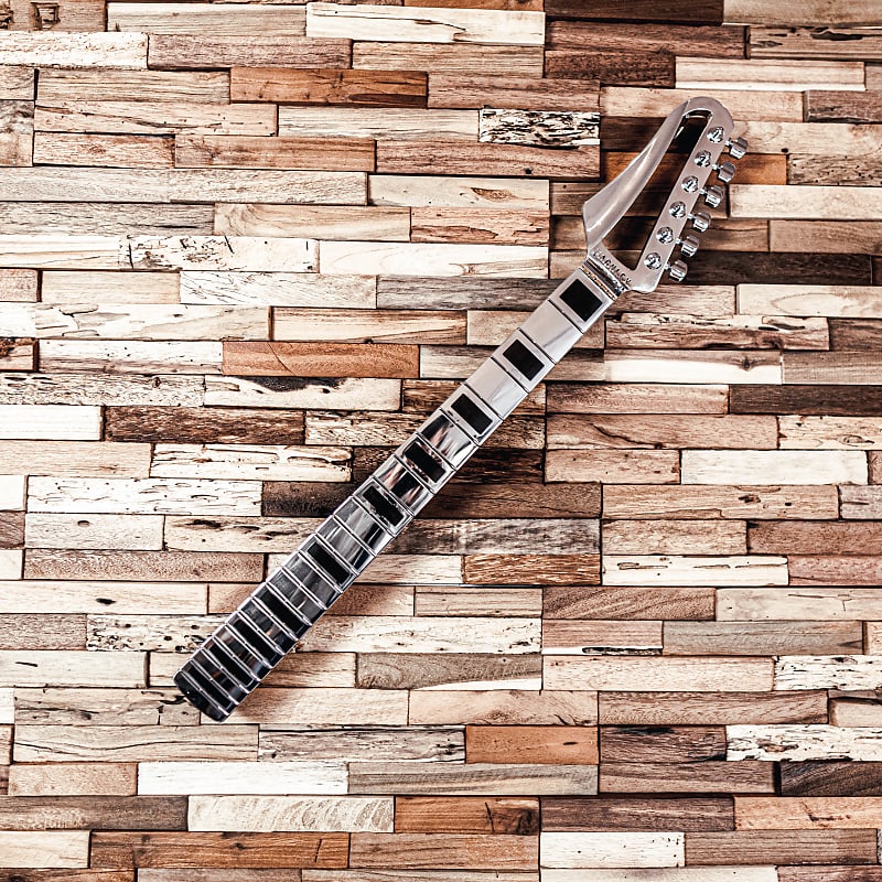 Bolt-On Neck 25.5" - polished - black block inlays - | Reverb UK