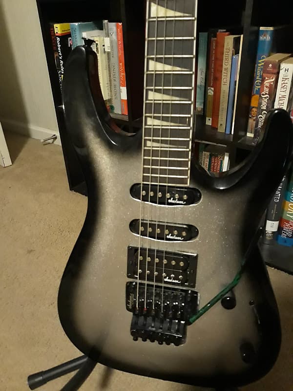 Jackson JS34 DKA Silverburst, HSS with Floyd Rose trem system | Reverb