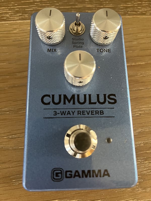 GAMMA Cumulus Reverb Guitar Pedal Blue | Reverb