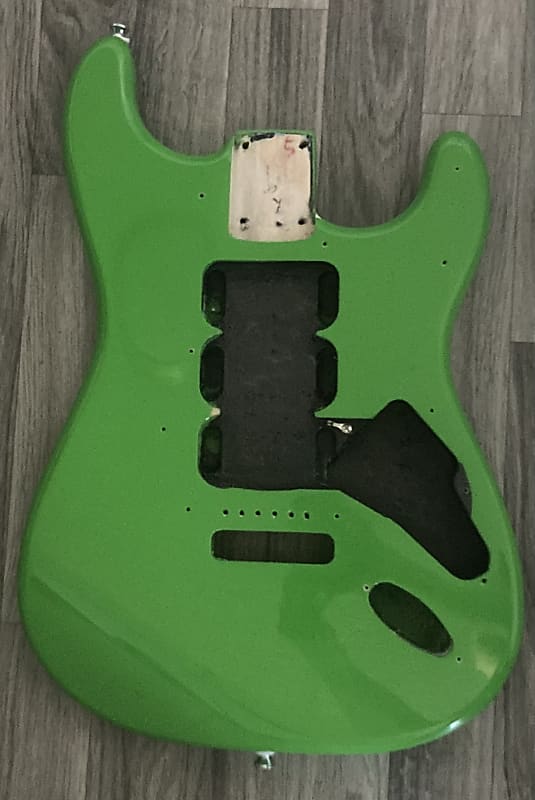 Squier Sonic Stratocaster Body- Green | Reverb