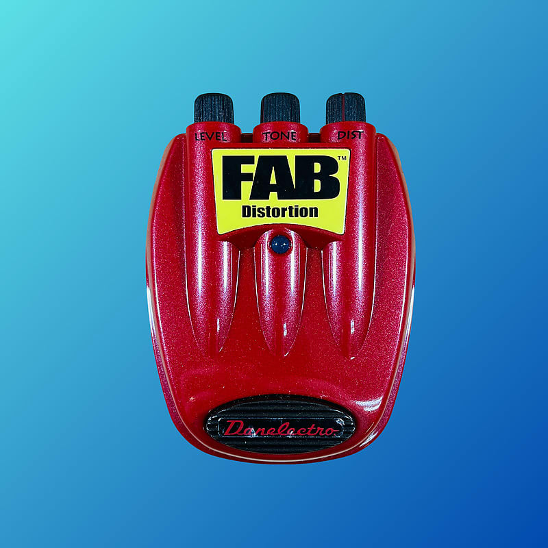 Danelectro Fab Distortion 2000s Red | Reverb