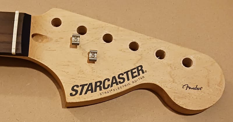 Fender Starcaster Strat guitar neck rosewood Stratocaster | Reverb
