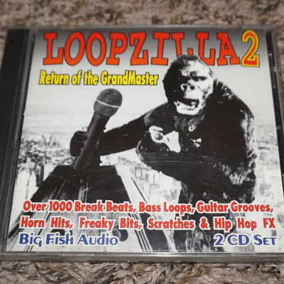 Big Fish Audio SAMPLING CD LOOPZILLA 2 2 CD SET URBAN R&B Hip | Reverb