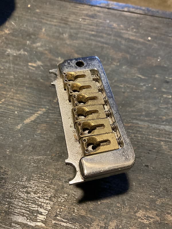 Washburn Trem Bridge 70's 80's - Ni / Brass | Reverb
