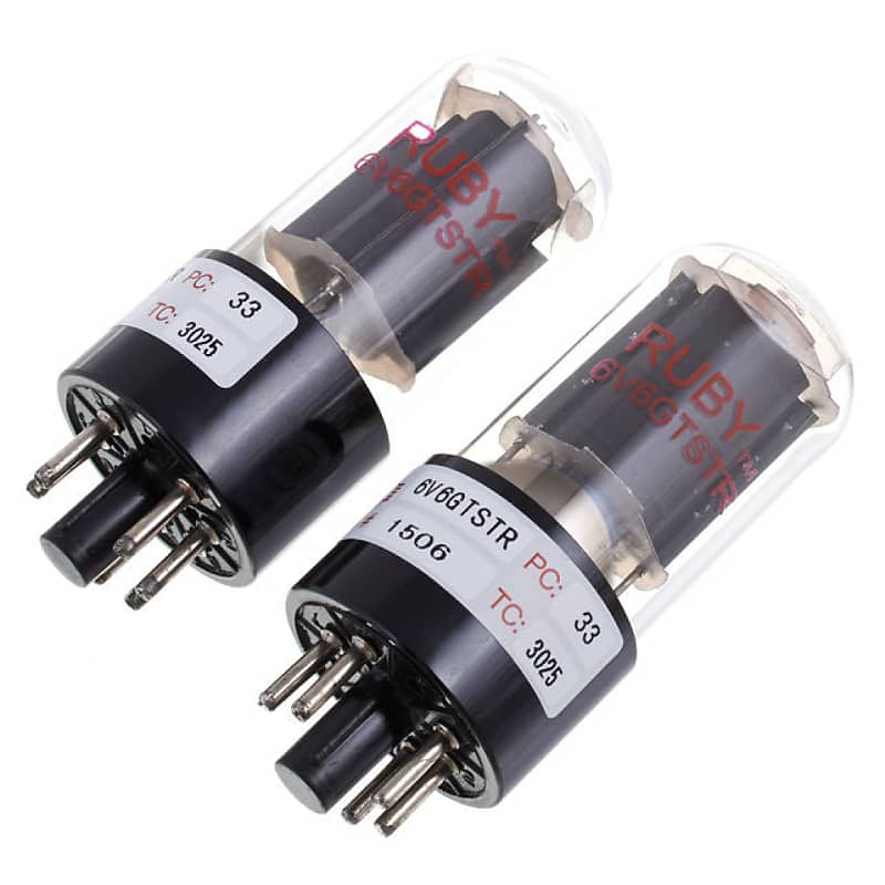 Ruby 6V6GTSTR Matched Pair Tubes | Reverb