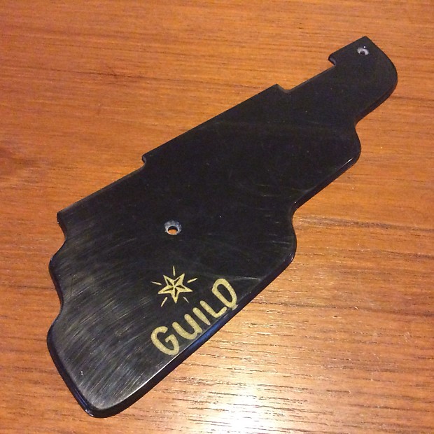 Guild Starfire pickguard 60s-70s Black sf-2 3 4 5 | Reverb