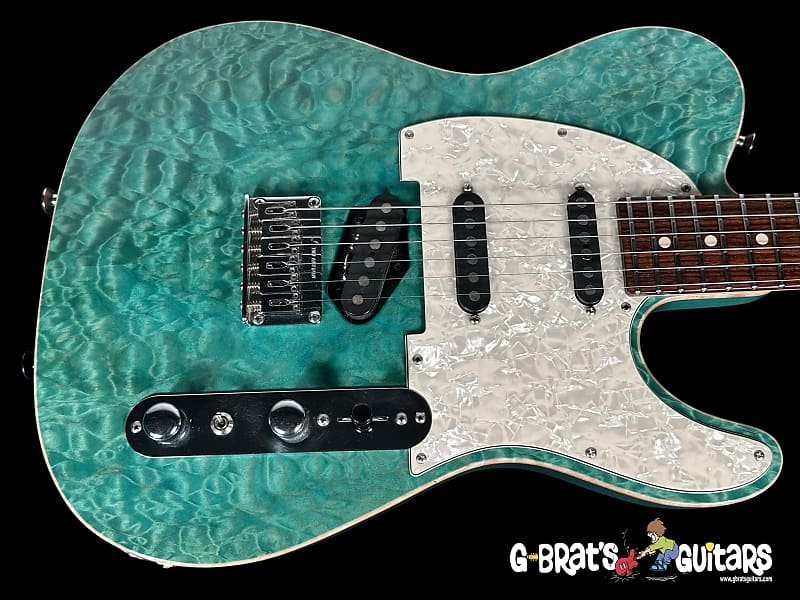 2014 Tom Anderson Hollow Drop T Classic Quilt Top ~ Bora Bora | Reverb
