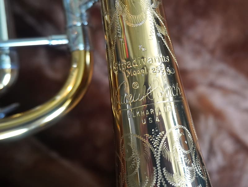 Vintage Bach Stradivarius Rotary Valve C Trumpet | Reverb