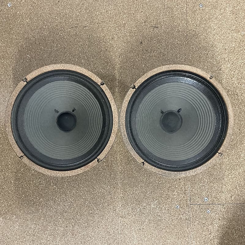 Pair of matching 12” 2x12 G12H guitar speakers - Blackbacks - | Reverb