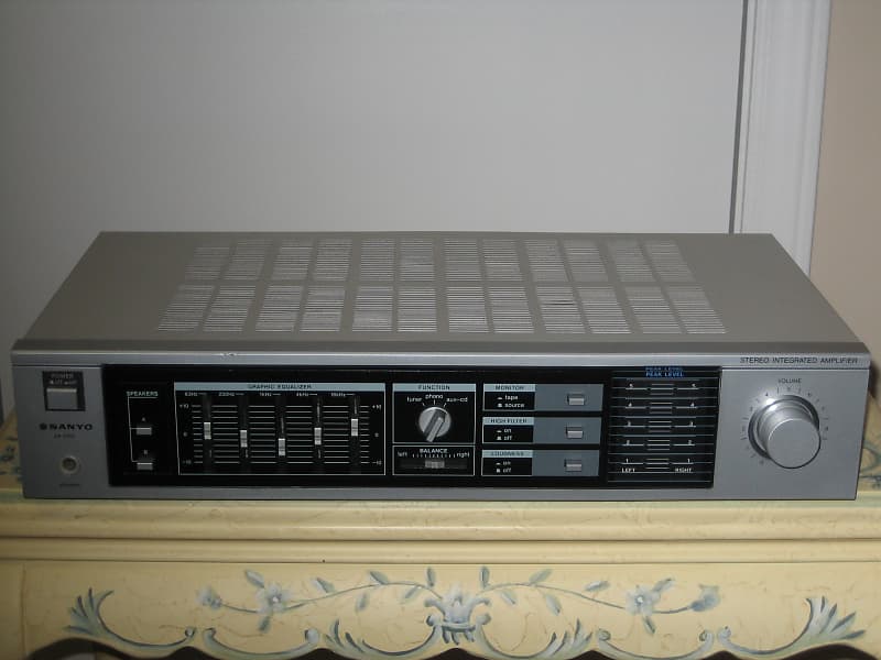 SANYO JA-550 INTEGRATED AMPLIFIER WITH 5 BAND EQUALIZER | Reverb