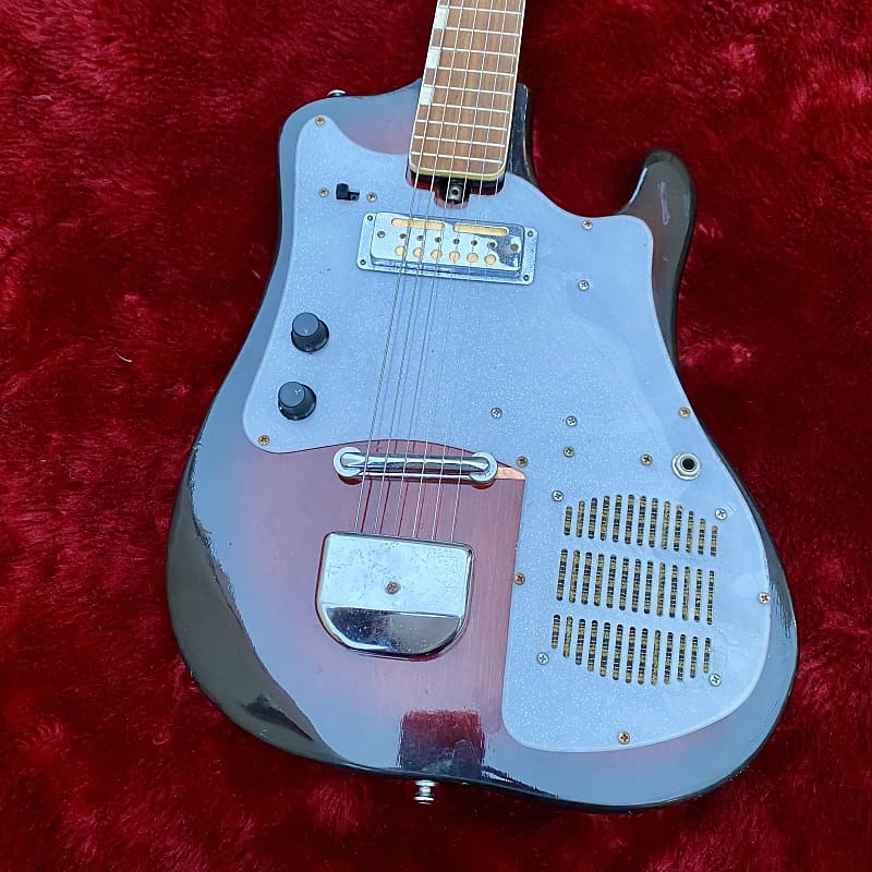c.1964 Teisco TRG-1 Single Cut MIJ Vintage Built in Amp | Reverb