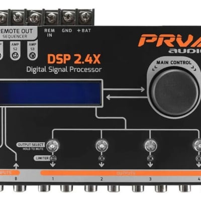 PRV DSP 2.4X Car Audio Digital Signal Processor, Crossover & | Reverb