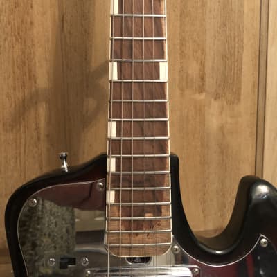 1960s Teisco TRG-1 Electric Guitar w/ Gold Foil & | Reverb