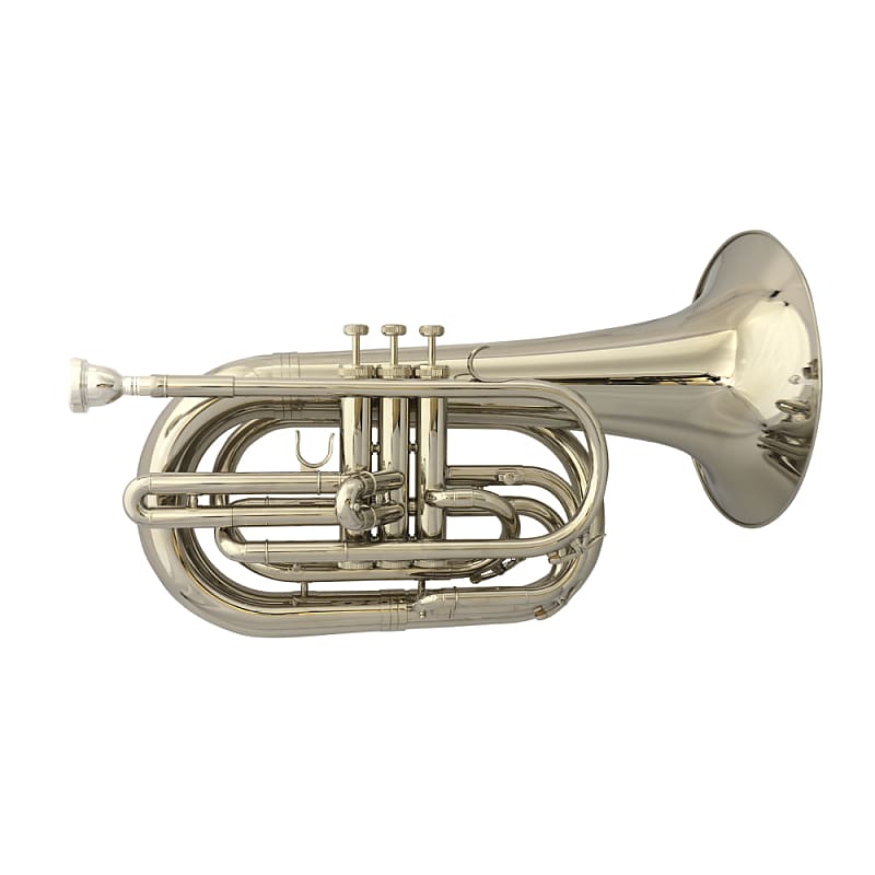 Schiller Field Series Elite Marching Baritone Nickel | Reverb