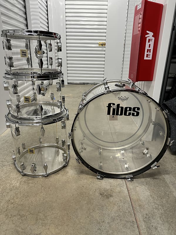 Fibes Crystalite 1970’s - Clear Acrylic | Reverb