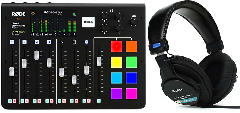 Rode RODECaster Pro Podcast Production Studio Bundle with | Reverb