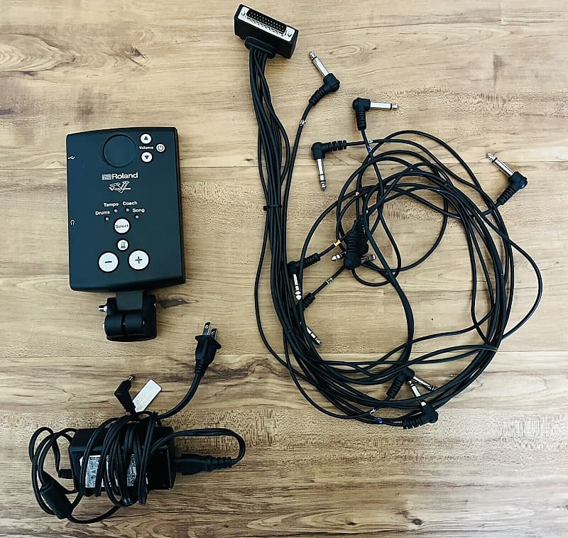 Roland OEM TD-1 Drum Module w/Mount, Wiring Harness & Power | Reverb