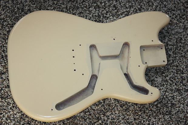 1956 1957 Fender Musicmaster Duo Sonic guitar body | Reverb UK