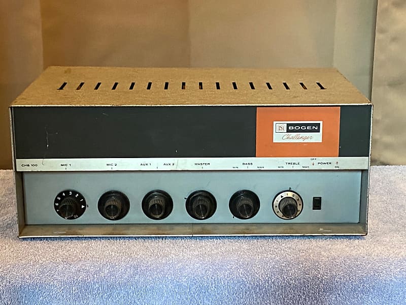 Bogen Challenger CHB100 Vintage USA 1950's Tube Amplifier | Reverb