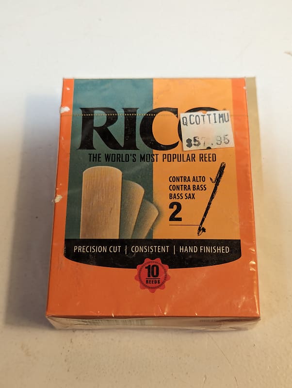 Rico Orange Box Contra Alto / Contra Bass Clarinet Reeds - | Reverb