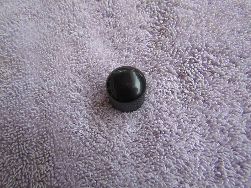 Fender Telecaster Style Dome Knob Black Finish With Set Screw | Reverb