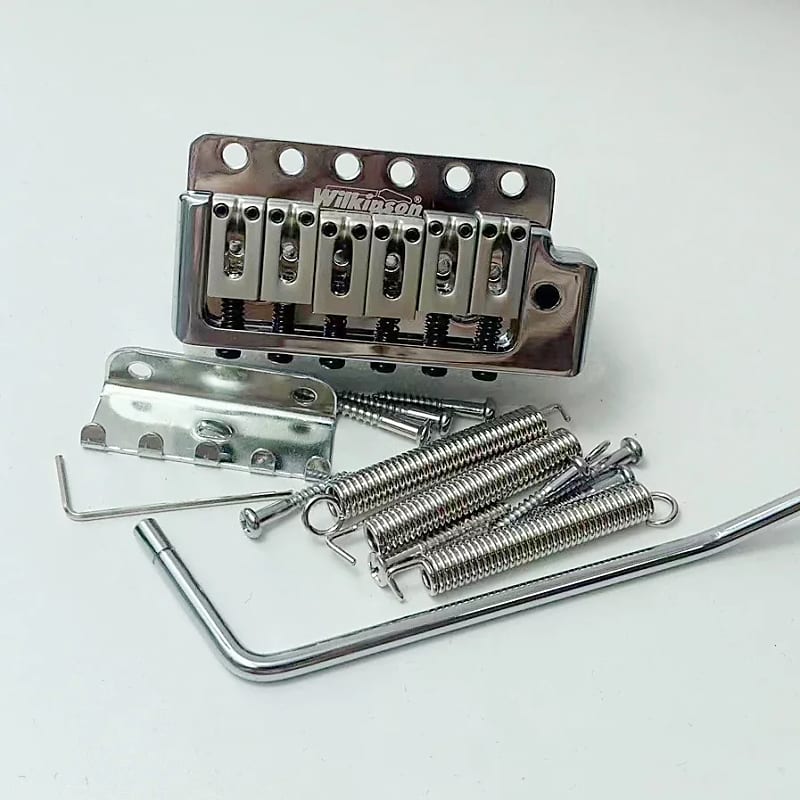 Wilkinson Modern Guitar Bridge Tremolo System in Chrome | Reverb