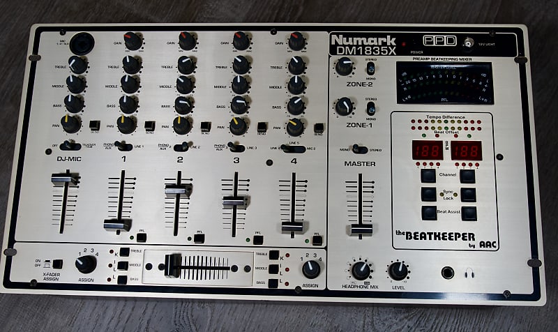 Numark Pre Amp Mixer DM1835X with Beat Keeper | Reverb